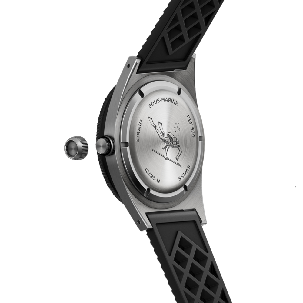 SOUS-MARINE ‘FADED BLACK’ – Airain® Watches