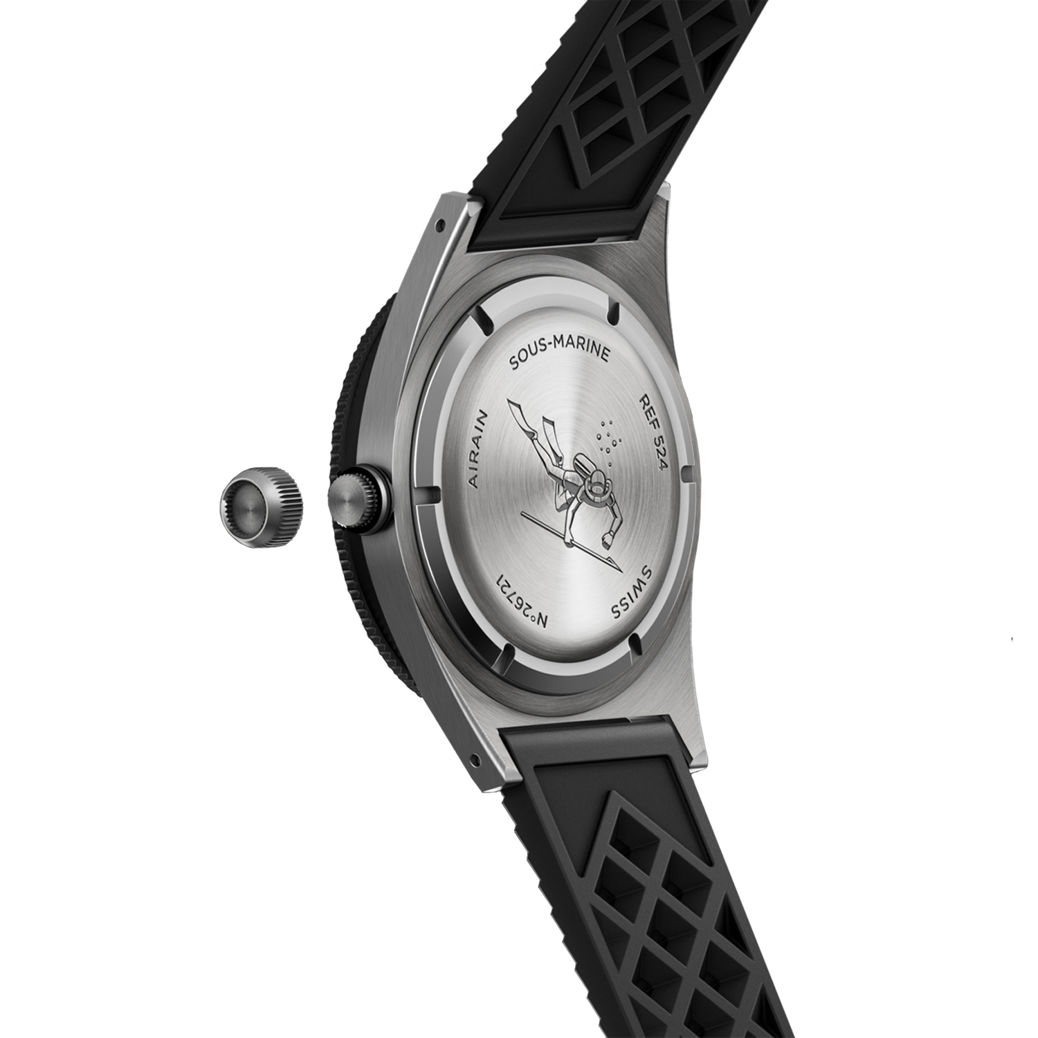 SOUS-MARINE ‘FADED BLACK’ – Airain® Watches