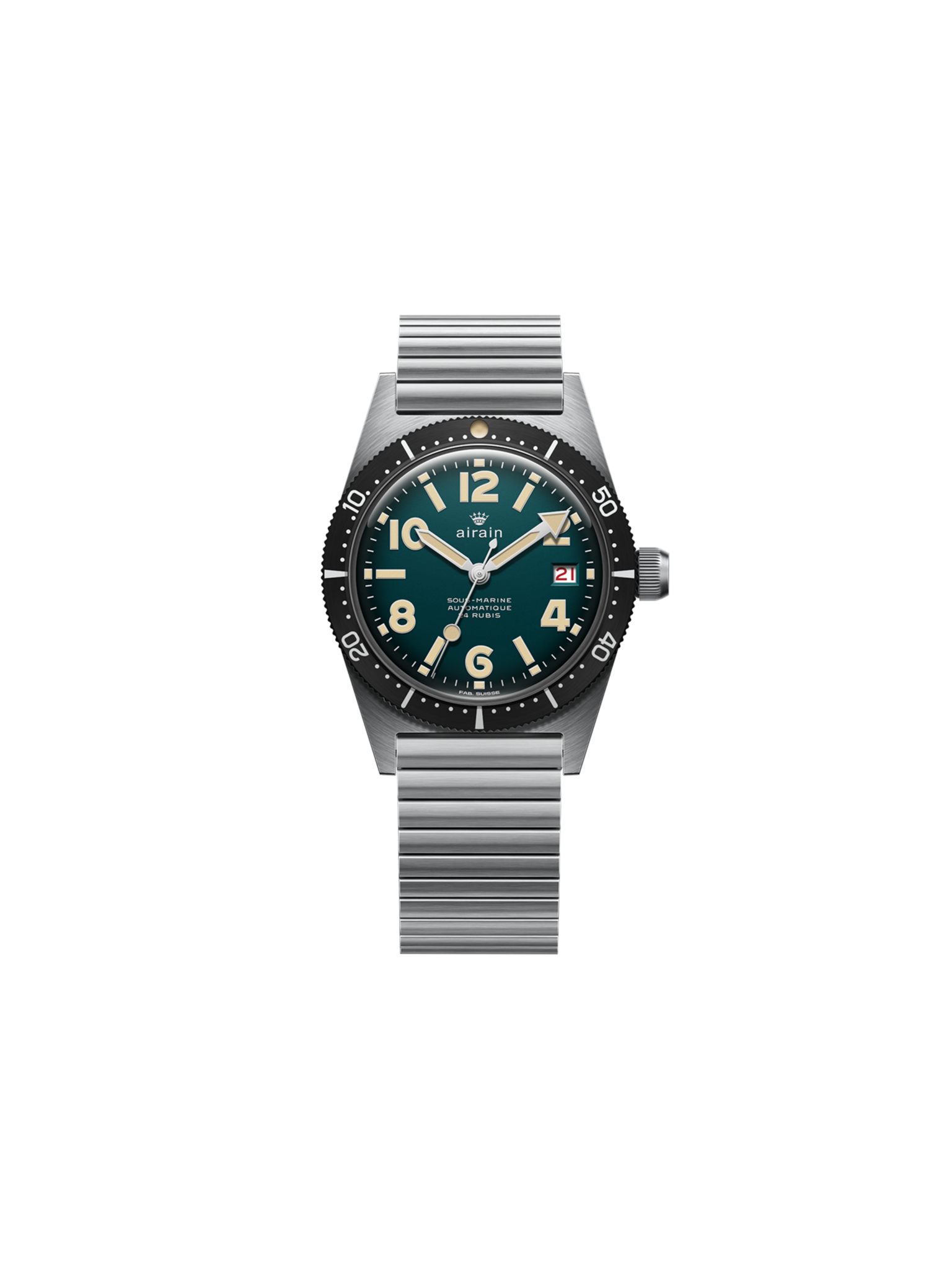 SOUS-MARINE ‘OCEAN GREEN’ – Airain® Watches